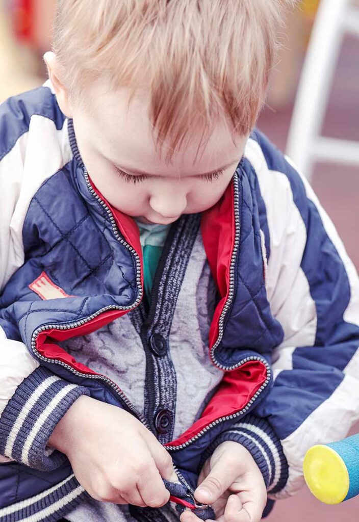 Zipping a Jacket - Ready Child