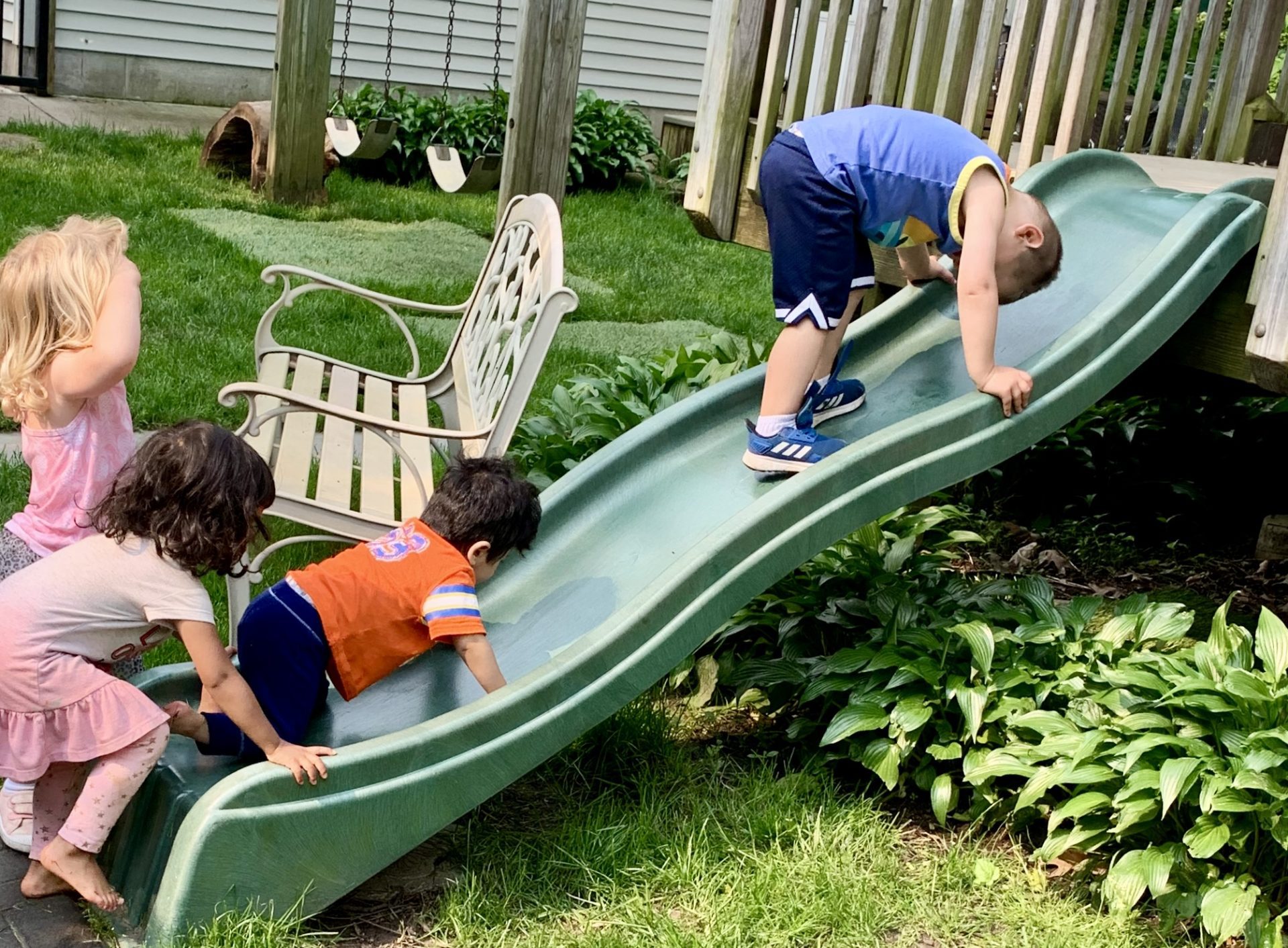 Up The Slide We Go - Ready Child